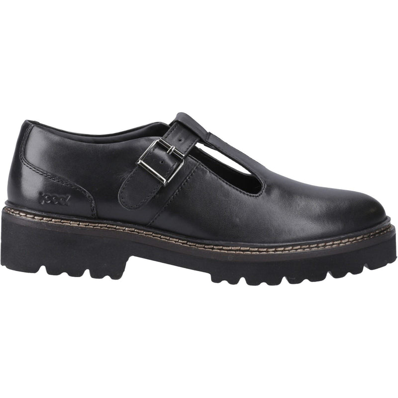 Pod Kylee Chaussures Noires En Cuir Pour Femmes – Tower London.FR