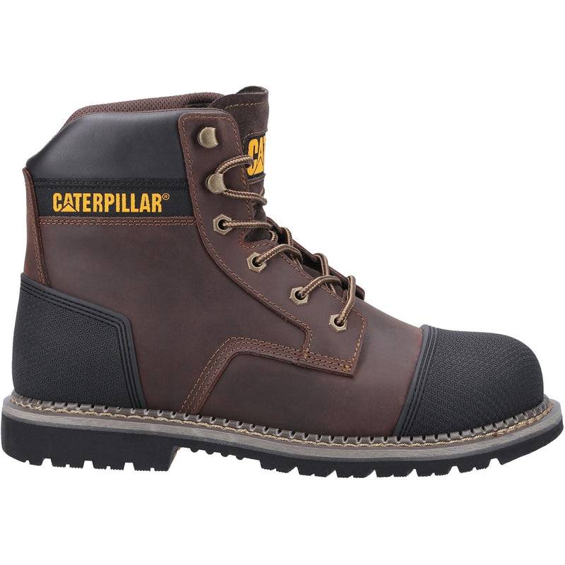 Caterpillar Bottes De Sécurité En Cuir Marron Powerplant S3 – Tower ...