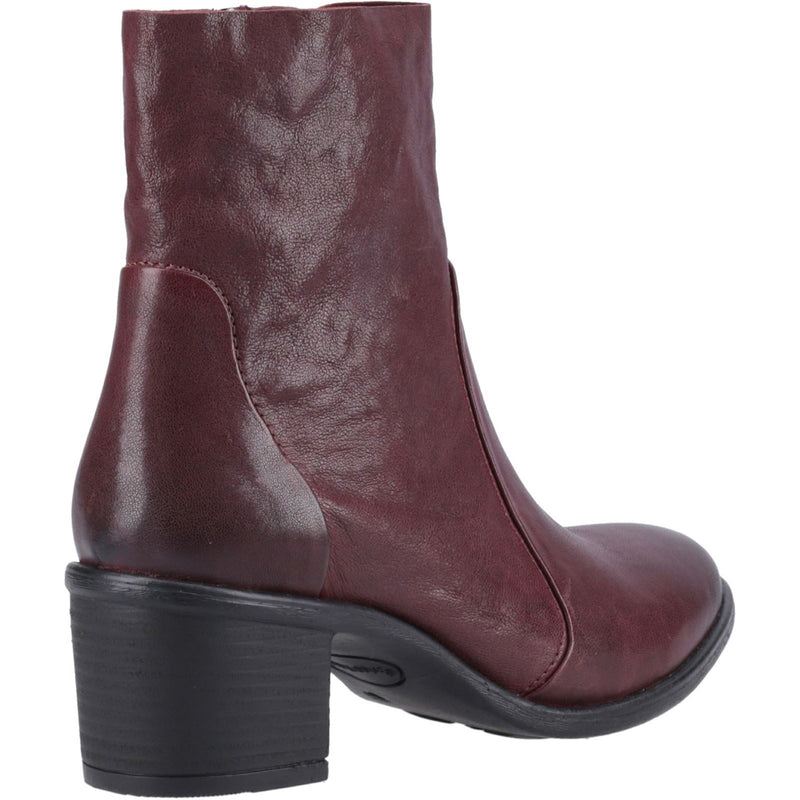 Hush Puppies Winona Bottes En Cuir Pour Femmes Couleur Prune – Tower ...