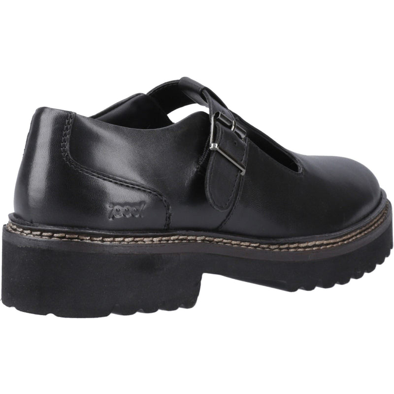 Pod Kylee Chaussures Noires En Cuir Pour Femmes – Tower London.FR